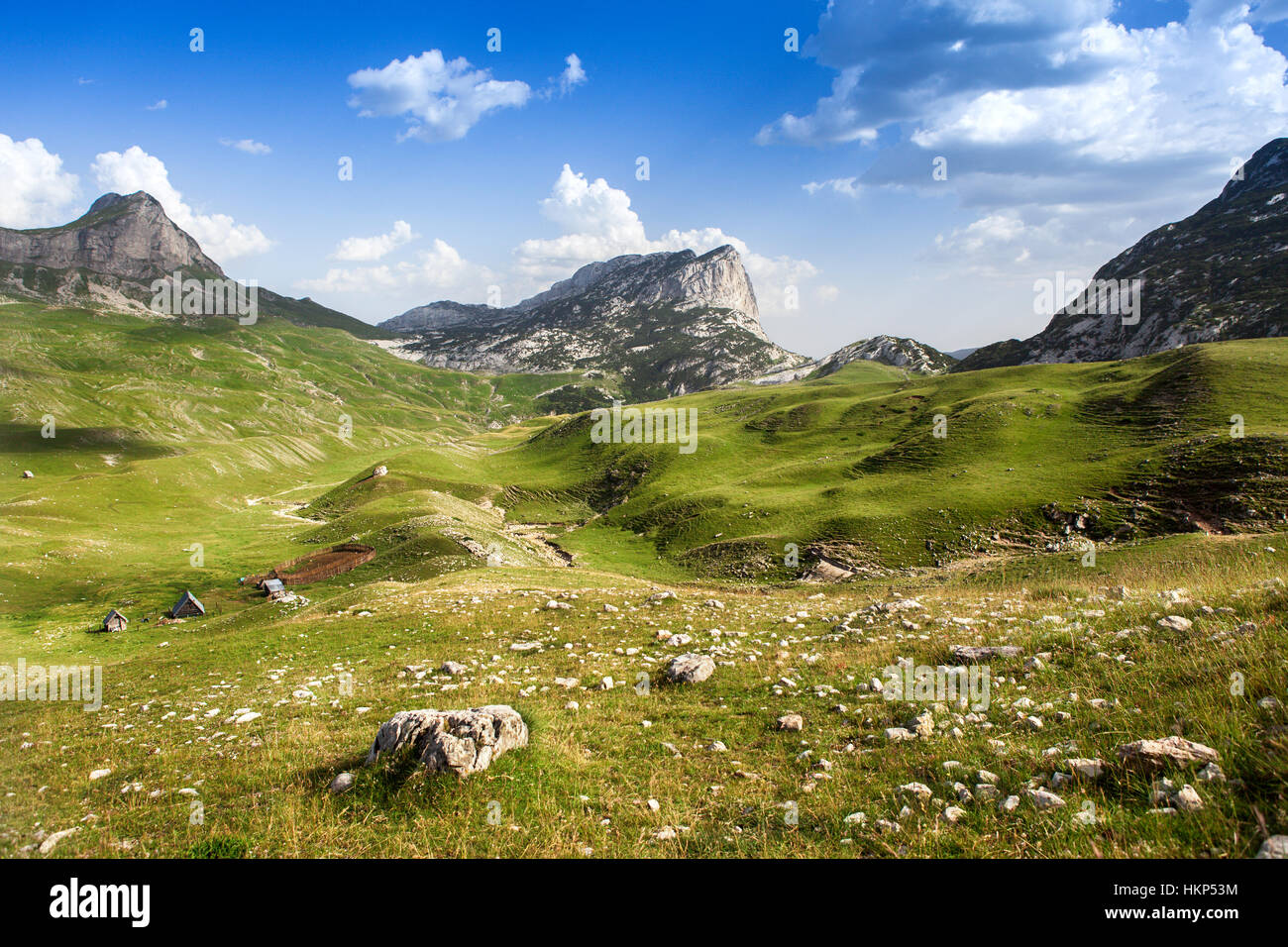 Beautiful colorful mountain landscape nature background Stock Photo - Alamy