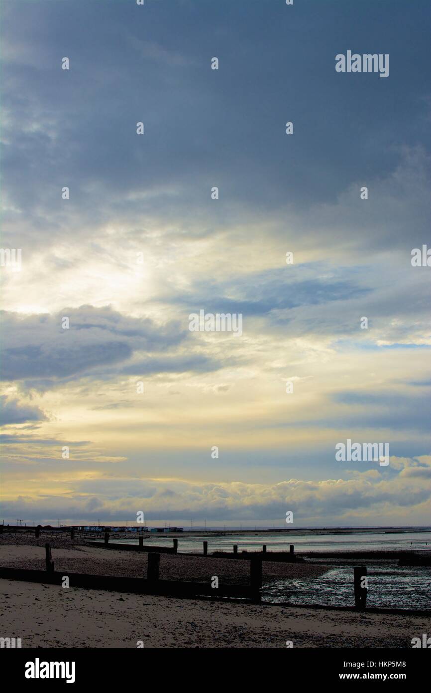 Sea View Sunset Stock Photo - Alamy