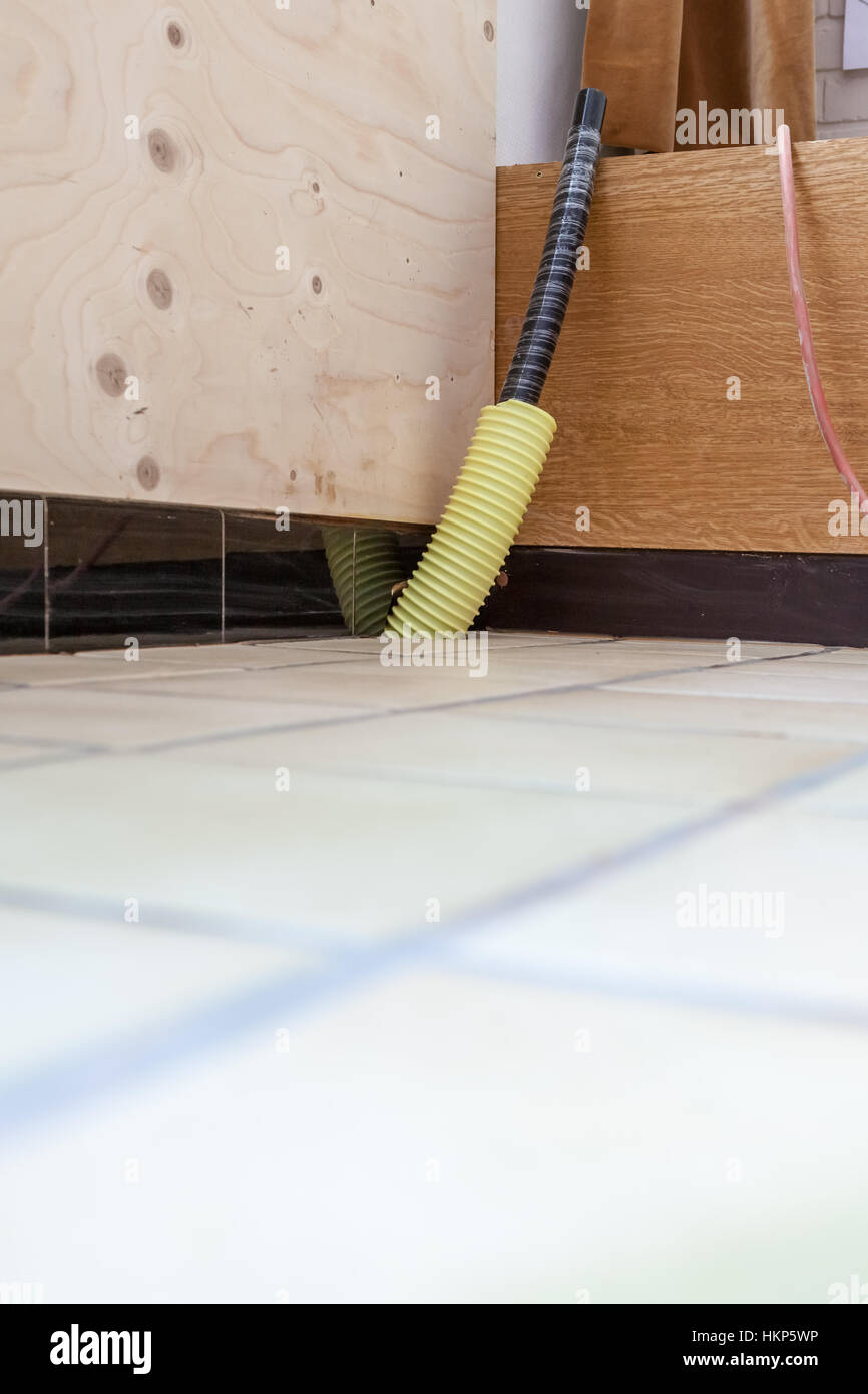 an new natural gas feed for a house Stock Photo - Alamy