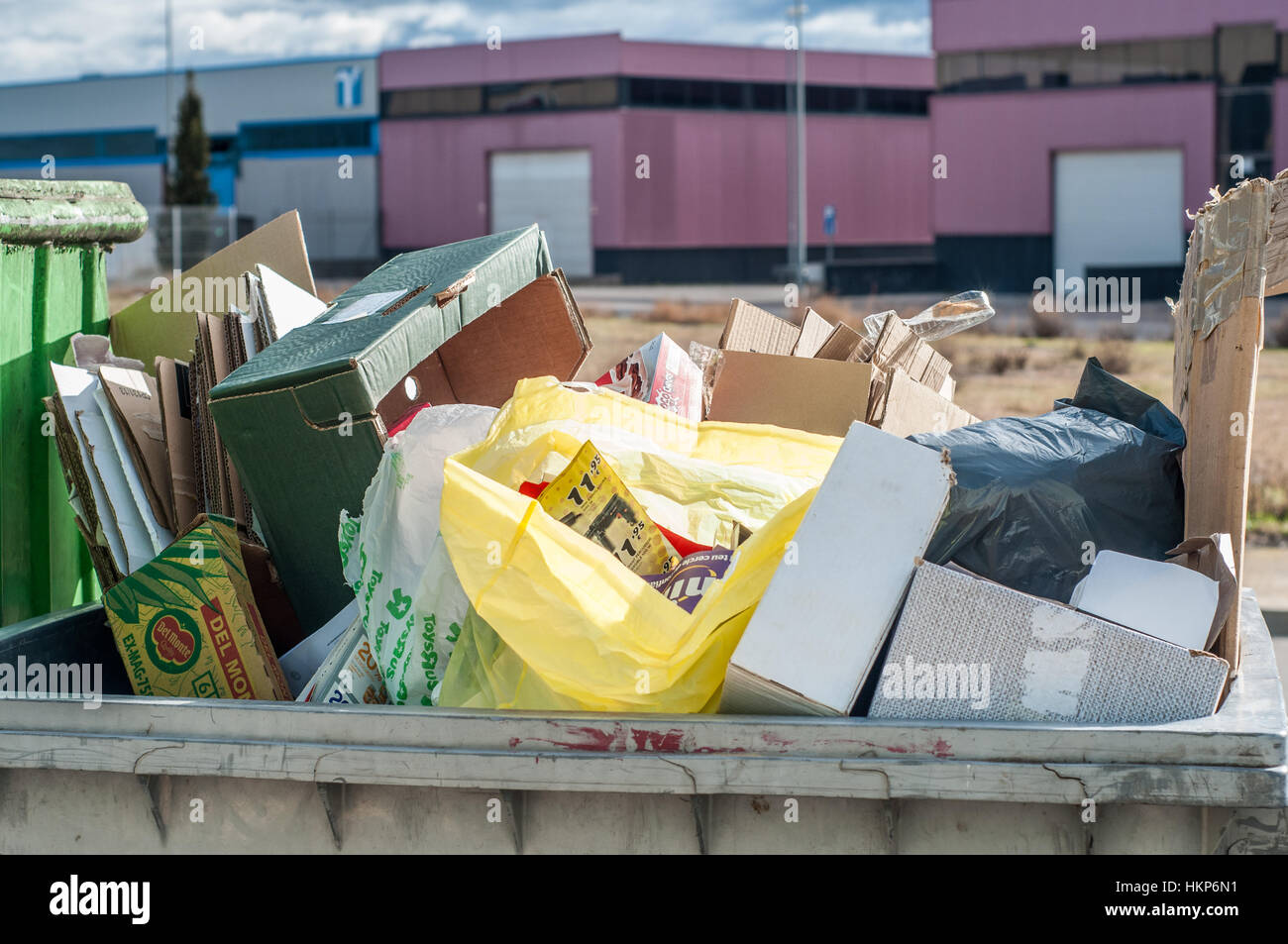 Industrial waste bin hi-res stock photography and images - Alamy