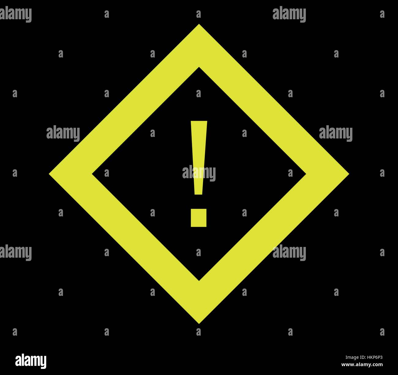 Hazard warning icon icon Stock Vector Image & Art - Alamy