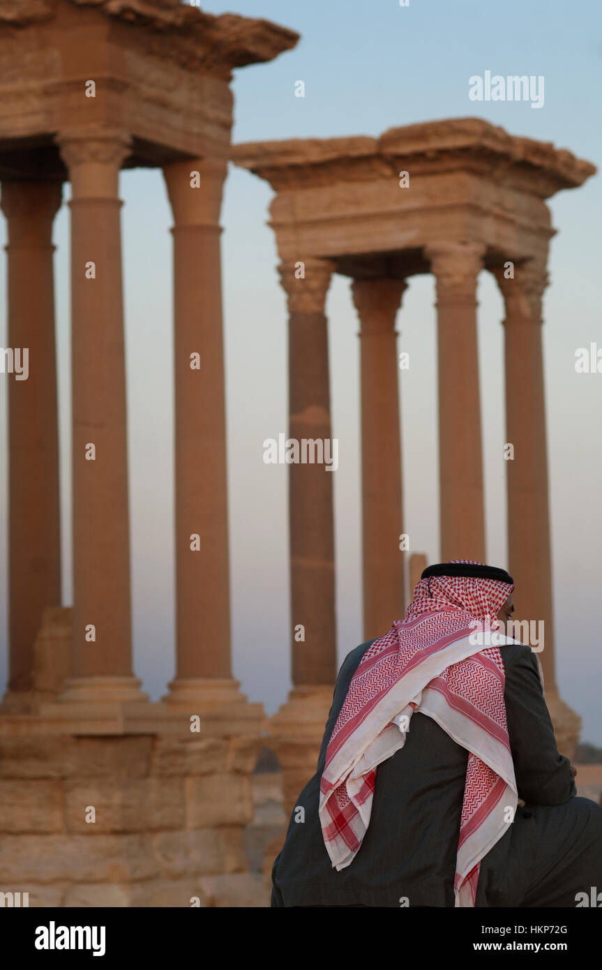 The Ancient Ruined City of Palmyra Syria Stock Photo - Alamy