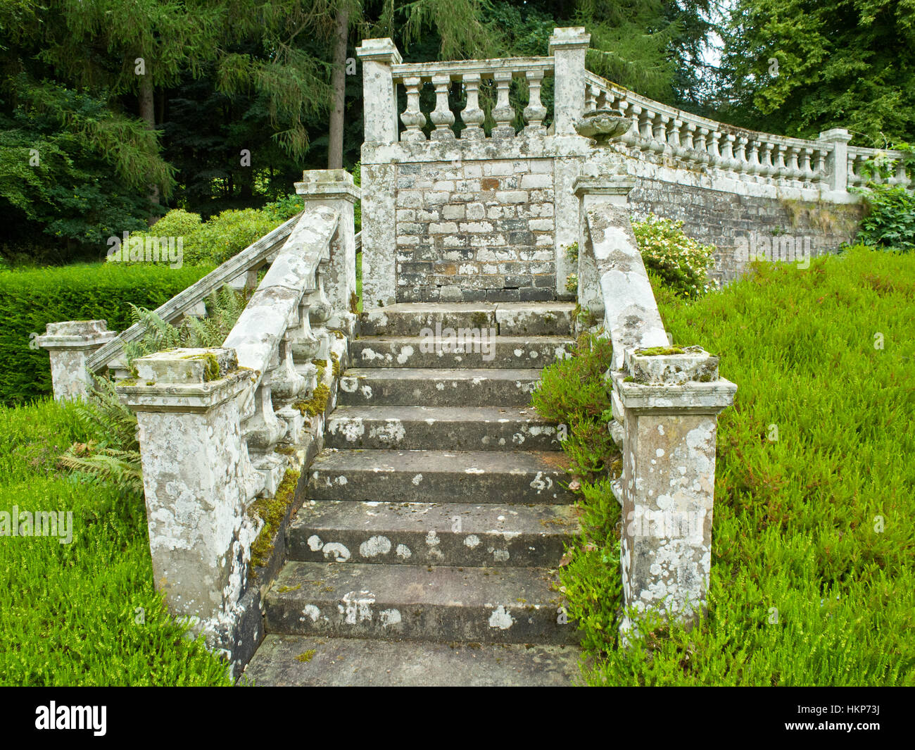 Overgrown old stone steps hi-res stock photography and images - Alamy