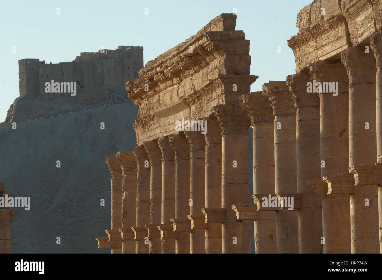 The Ancient Ruined City of Palmyra Syria Stock Photo - Alamy