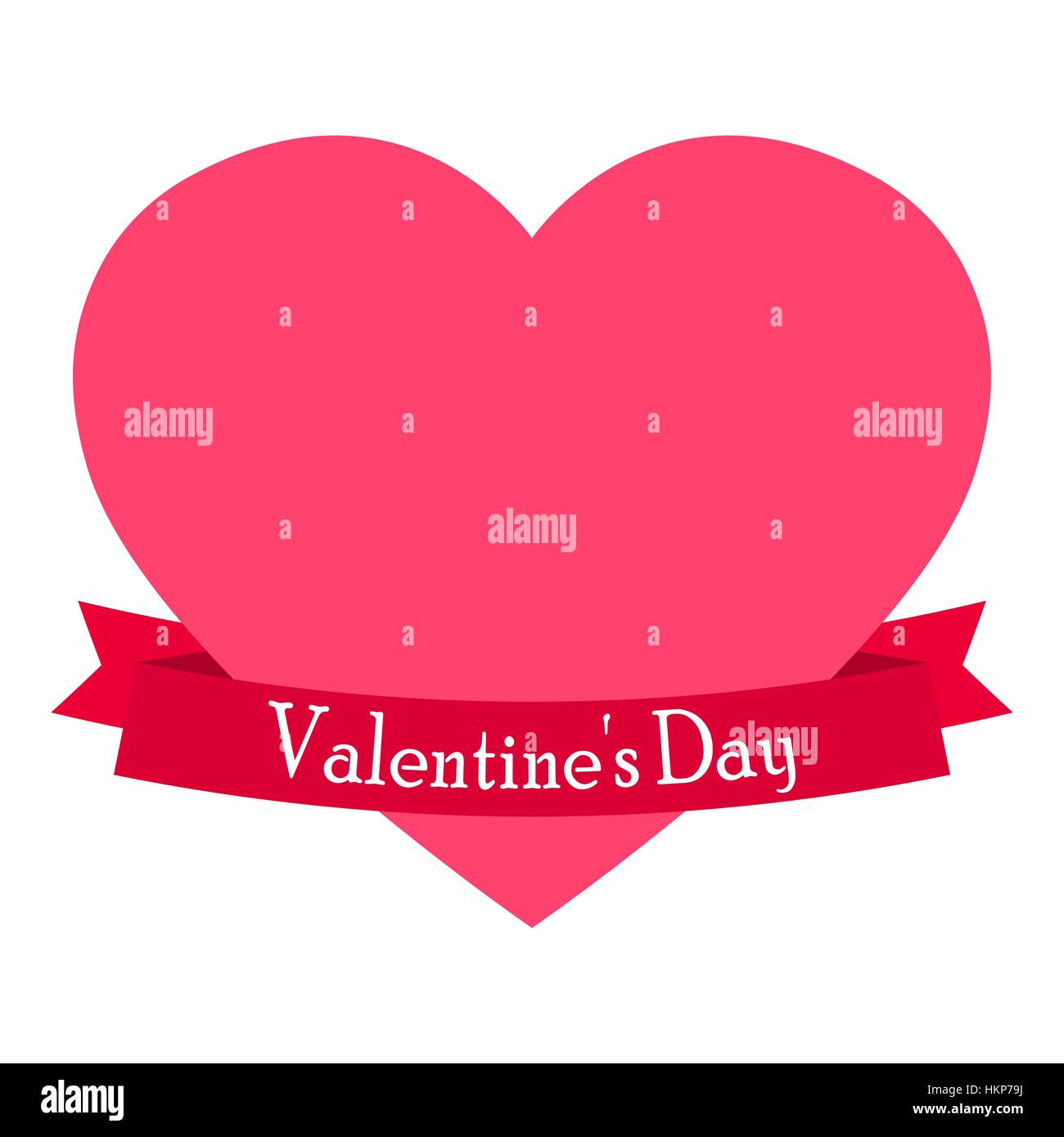Pink heart clipart Stock Vector Images - Alamy