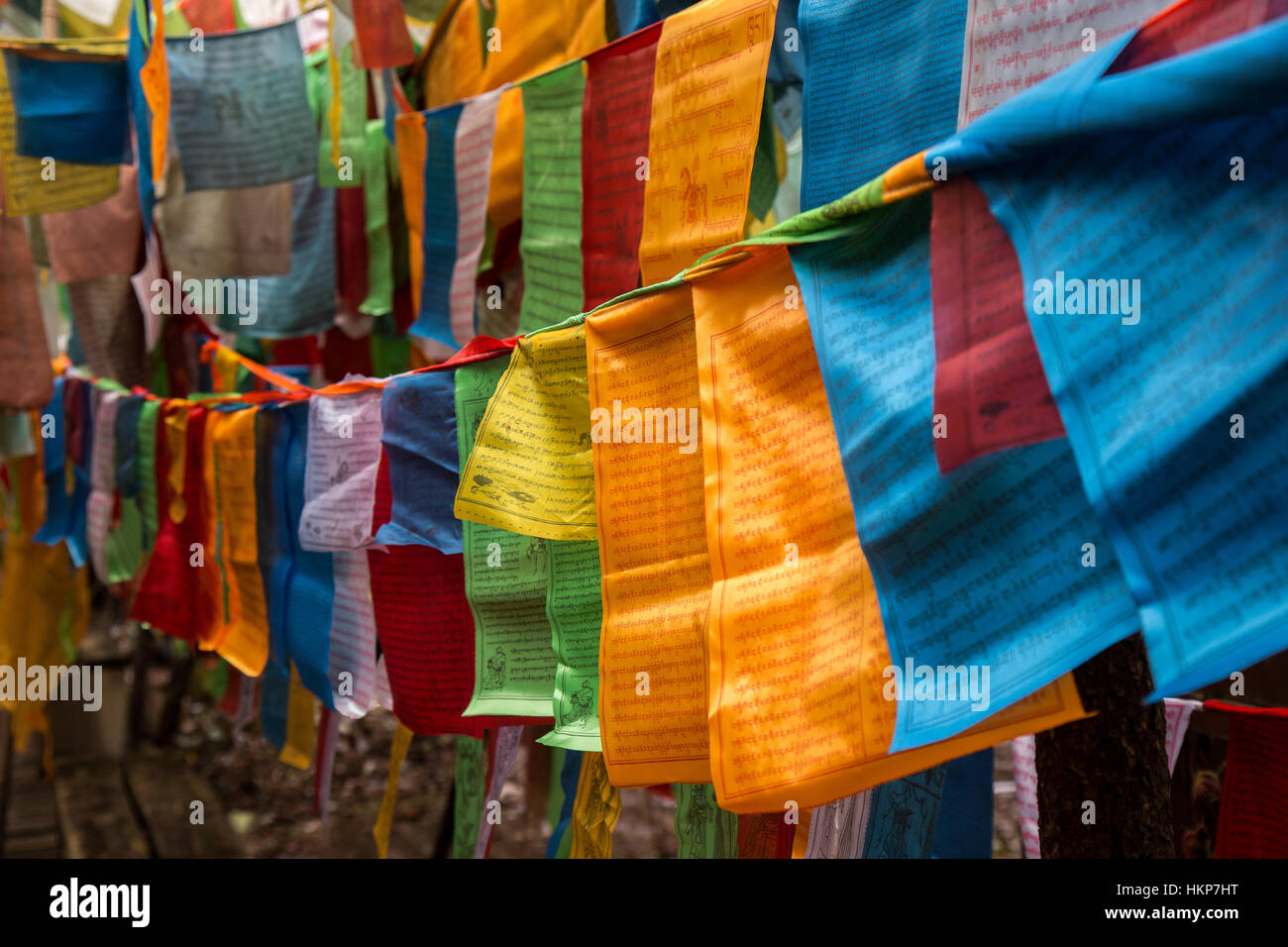 Prayer flags religion hi-res stock photography and images - Alamy