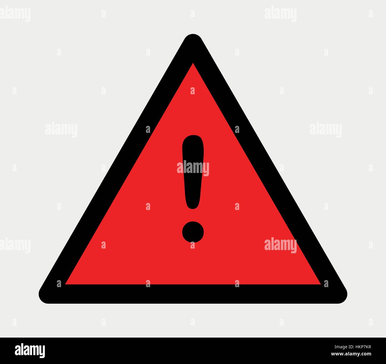 Hazard warning icon icon Stock Vector Image & Art - Alamy