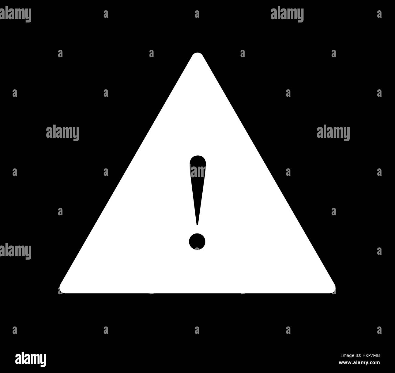 Yellow traffic hazard sign Black and White Stock Photos & Images - Alamy