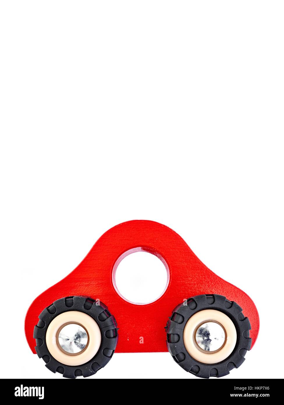 A conceptual photo of a little red car Stock Photo - Alamy