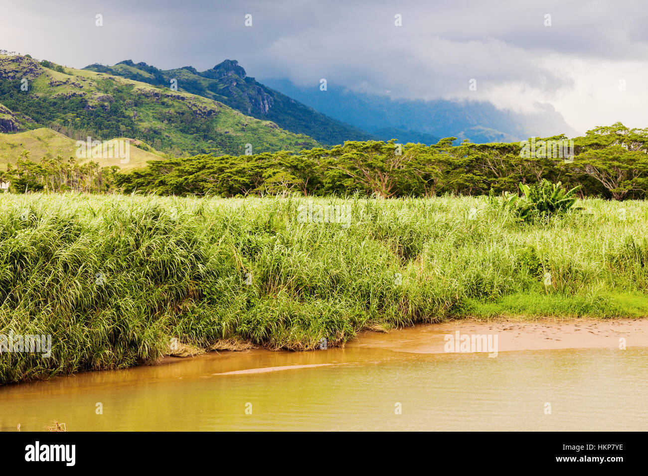 Fiji landscape - Viti Levu Island. Viti Levu, Fiji Stock Photo - Alamy