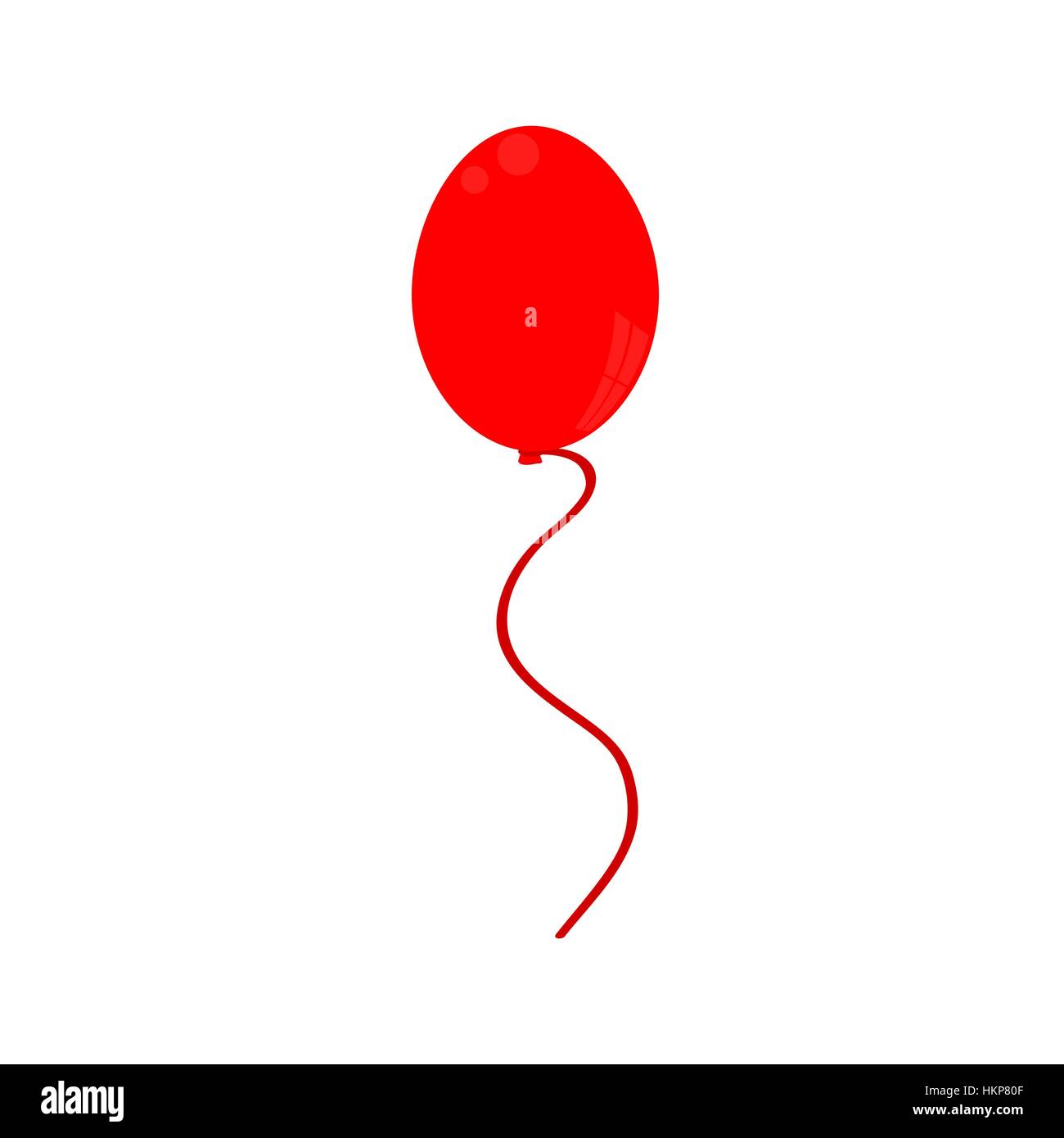 Red balloon icon Stock Vector Image & Art - Alamy