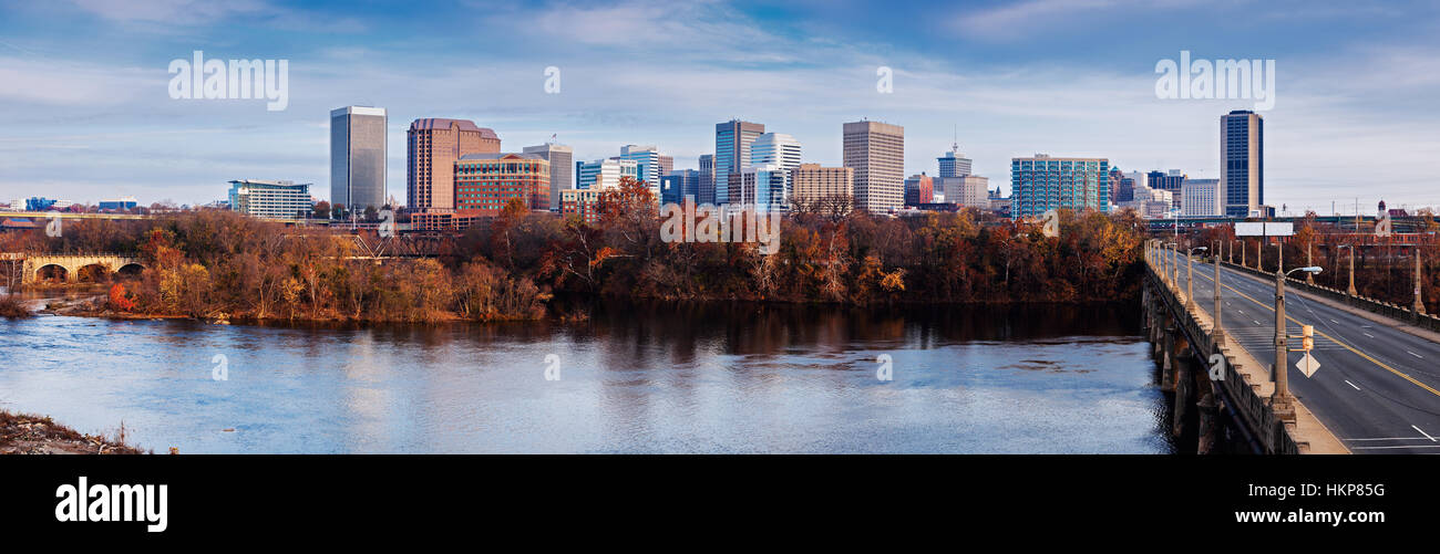 Panoramic view of Richmond. Richmond, Virginia, USA Stock Photo - Alamy