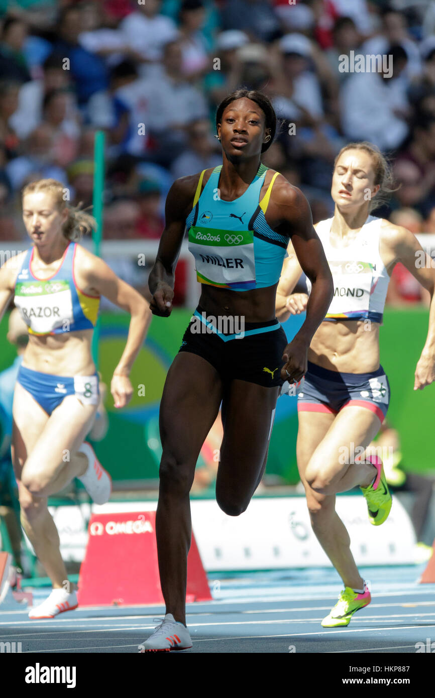 Rio de Janeiro, Brazil. 13 August 2016. Athletics, Shaunae Miller (BAH ...