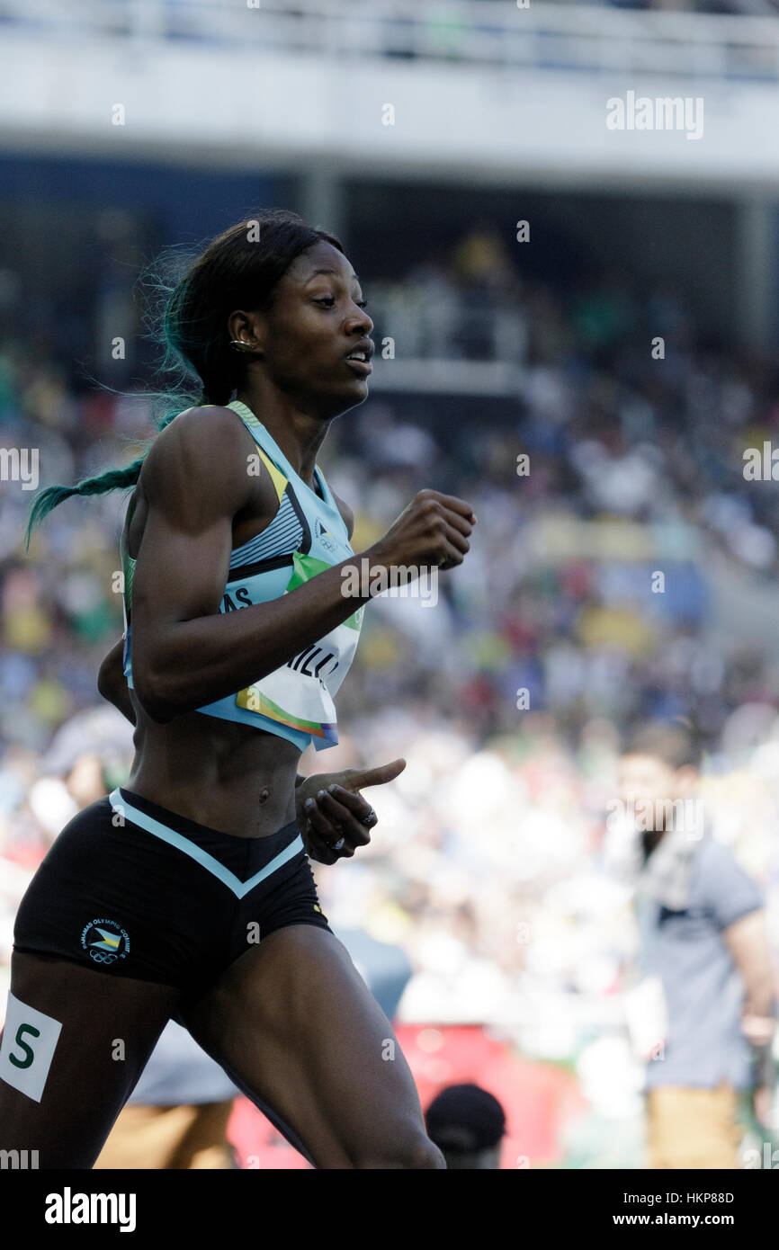 Rio de Janeiro, Brazil. 13 August 2016. Athletics, Shaunae Miller (BAH ...
