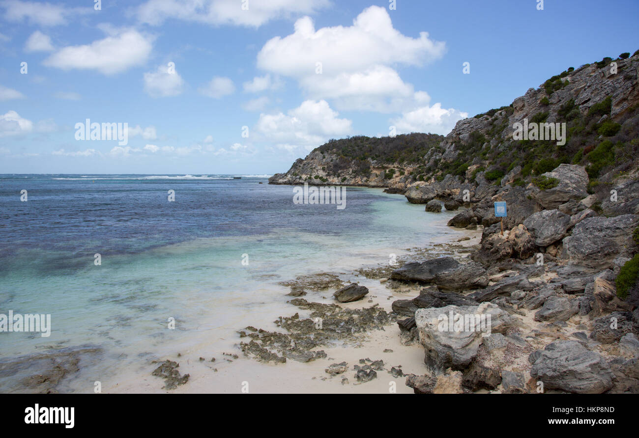 Eroded limestone rock formations along the Indian Ocean shoreline at ...