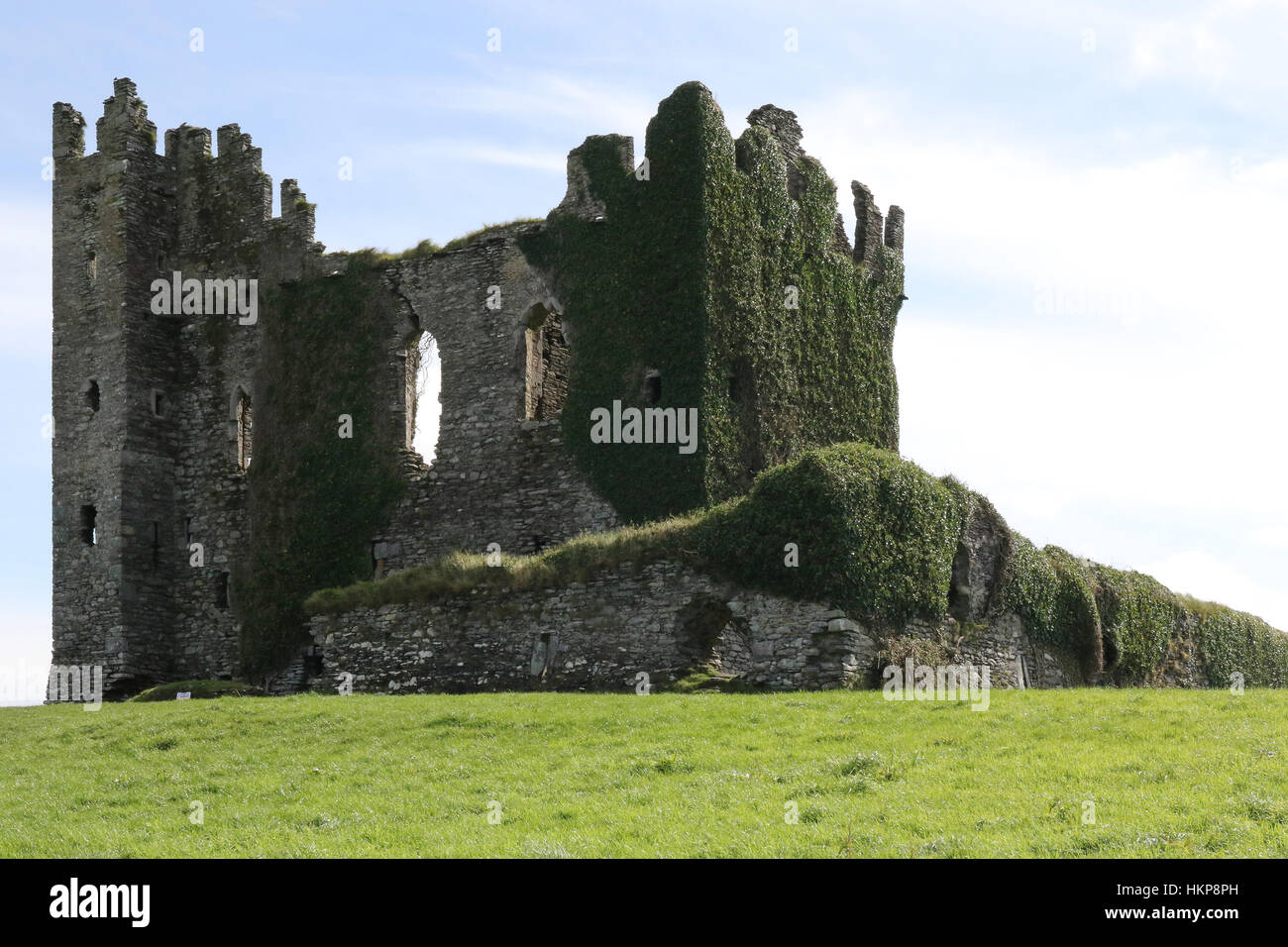 Ballycarbery Castle near Cahirsiveen, County Kerry, Irleand Stock Photo ...