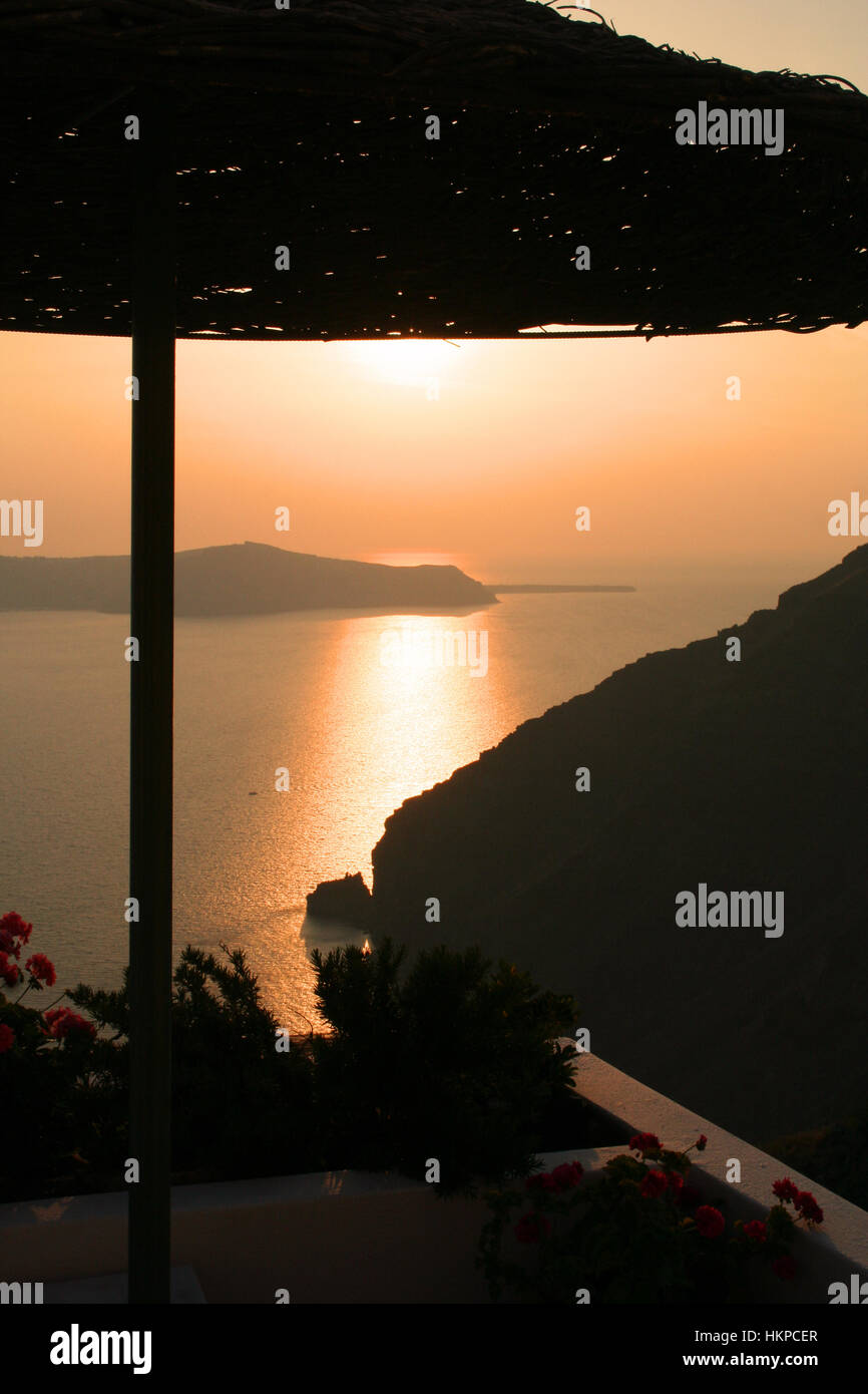 Greek sunsets hi-res stock photography and images - Alamy