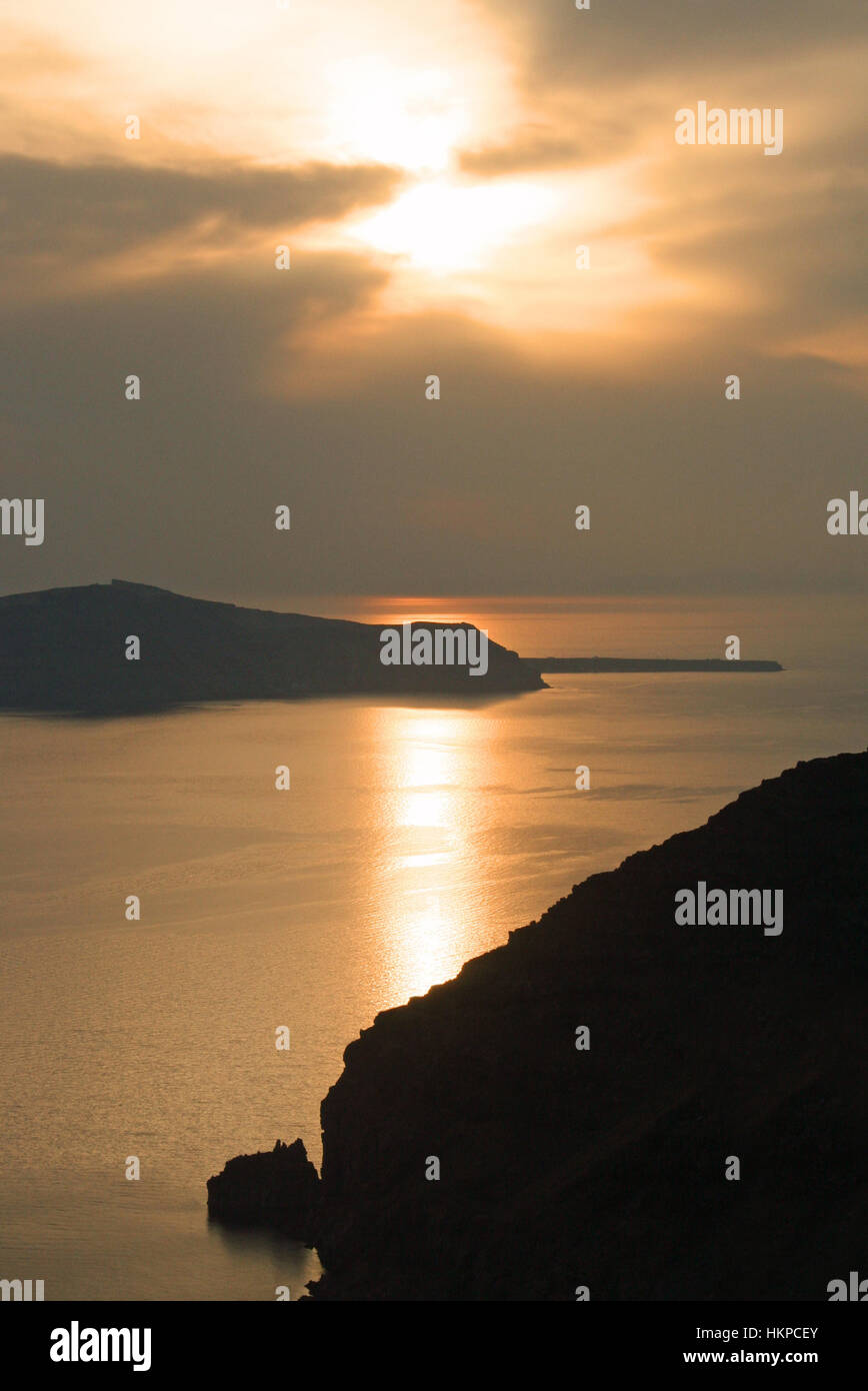 Greek sunsets hi-res stock photography and images - Alamy