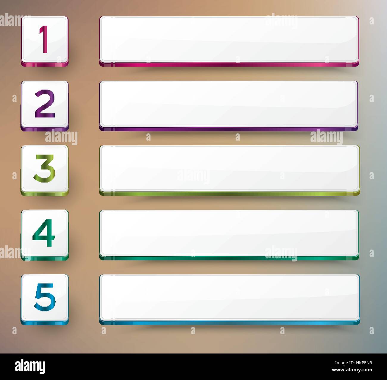 Design Infographic with Five Options. Vector Illustration Stock Vector ...