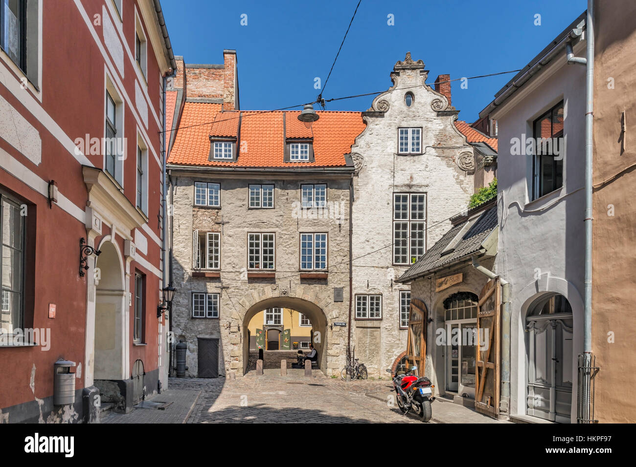 The Swedish Gate was built in 1698. It is the only surviving city gate ...