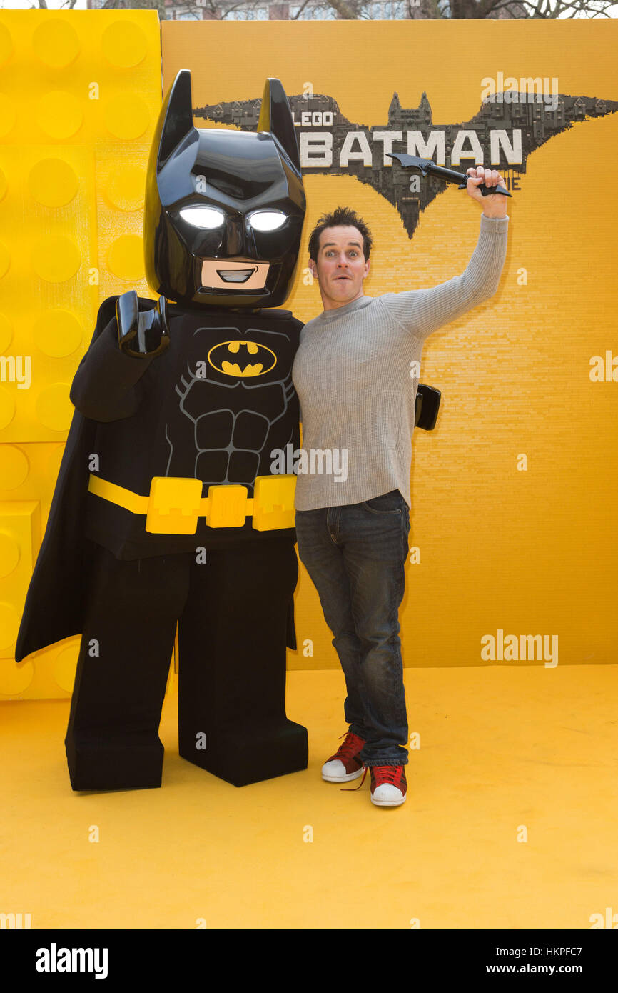 London, UK. 28 January 2017. Dominic Wood (Dick and Dom). Warner Bros ...
