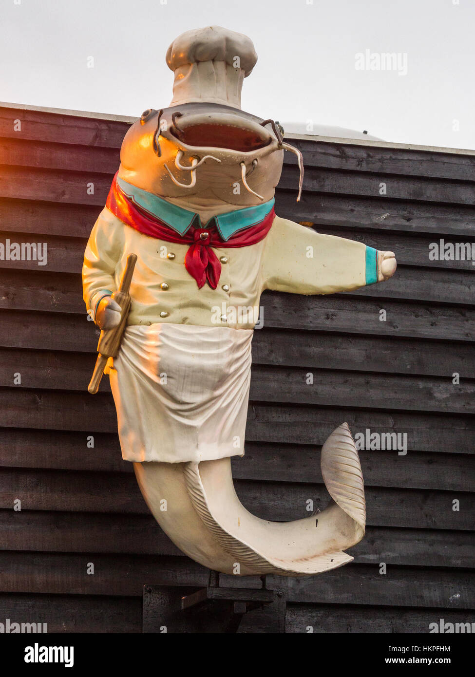Fish chef at Whitstable Fish Market, containing the "Crab and Winkle ...