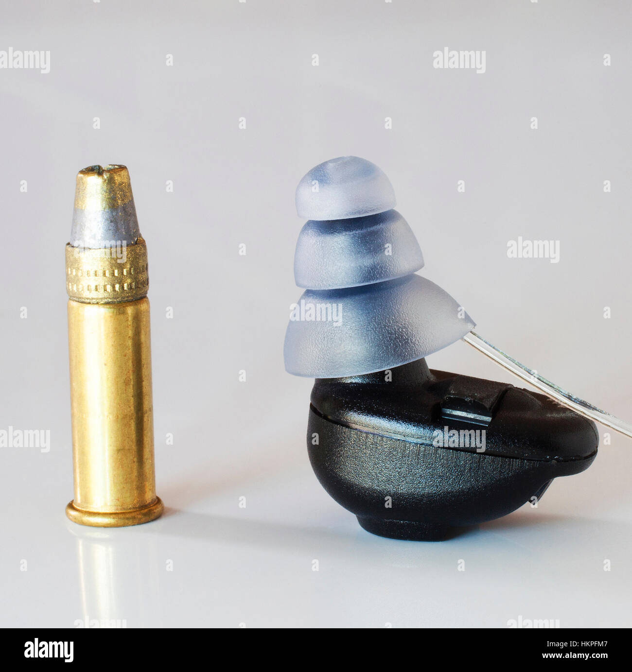 Small digital unit to protect your ears next to a .22 cartridge for ...