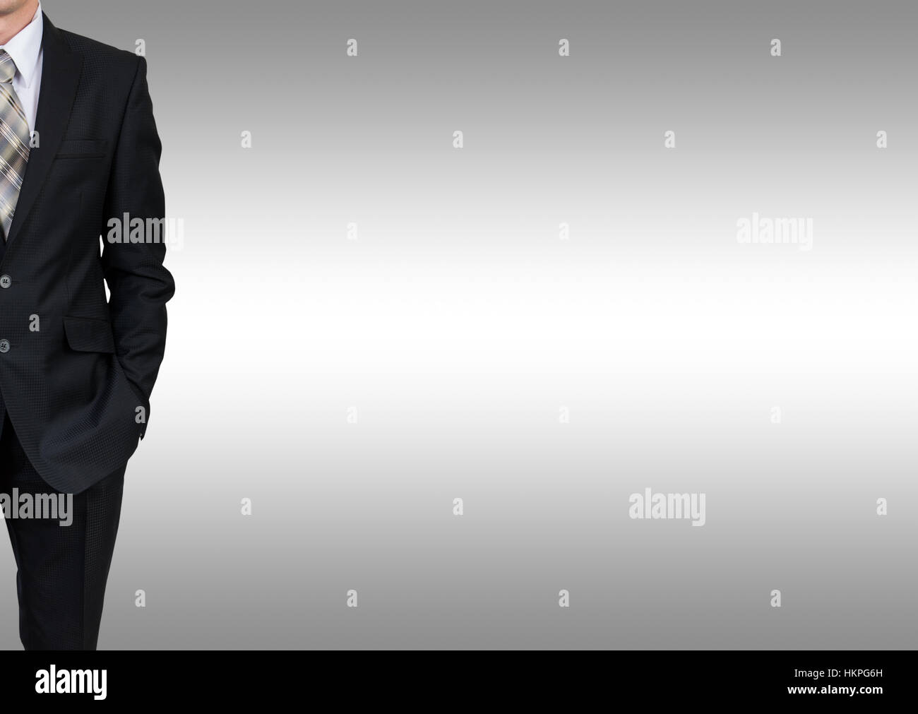 man in suit on a gradient background. Business concept Stock Photo - Alamy