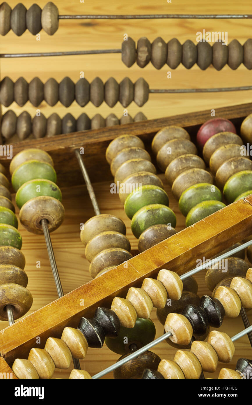 Vintage wooden abacus Stock Photo - Alamy