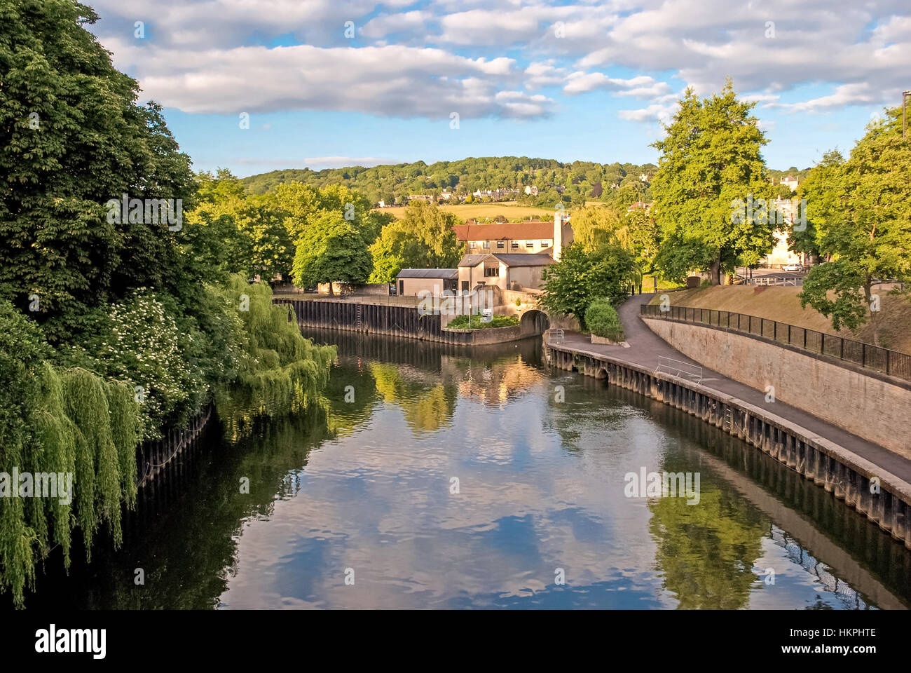 Bath, England, Avon river Stock Photo - Alamy
