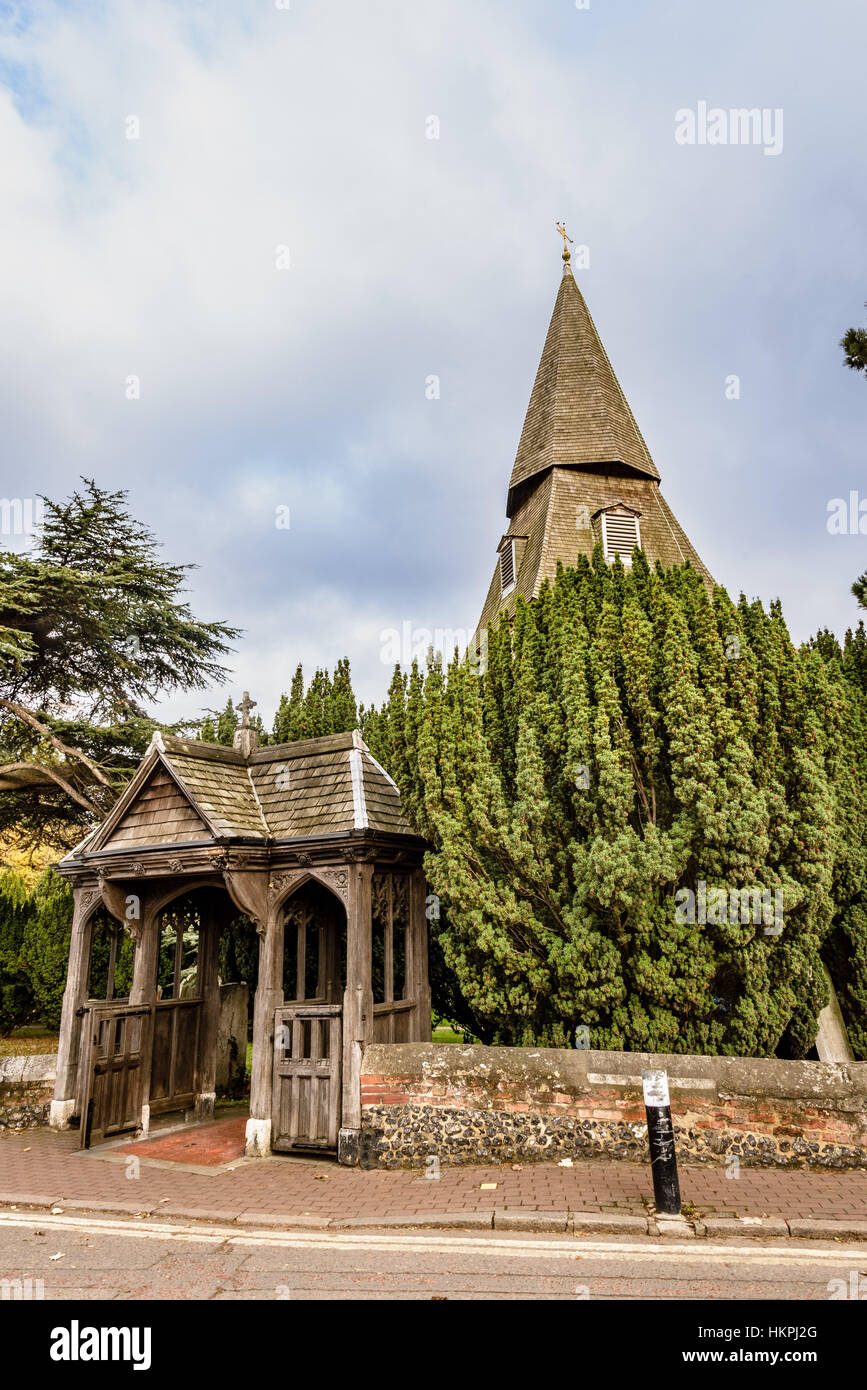 Parish Church of St. Mary The Virgin, Manor Road, Bexley, Kent Stock ...