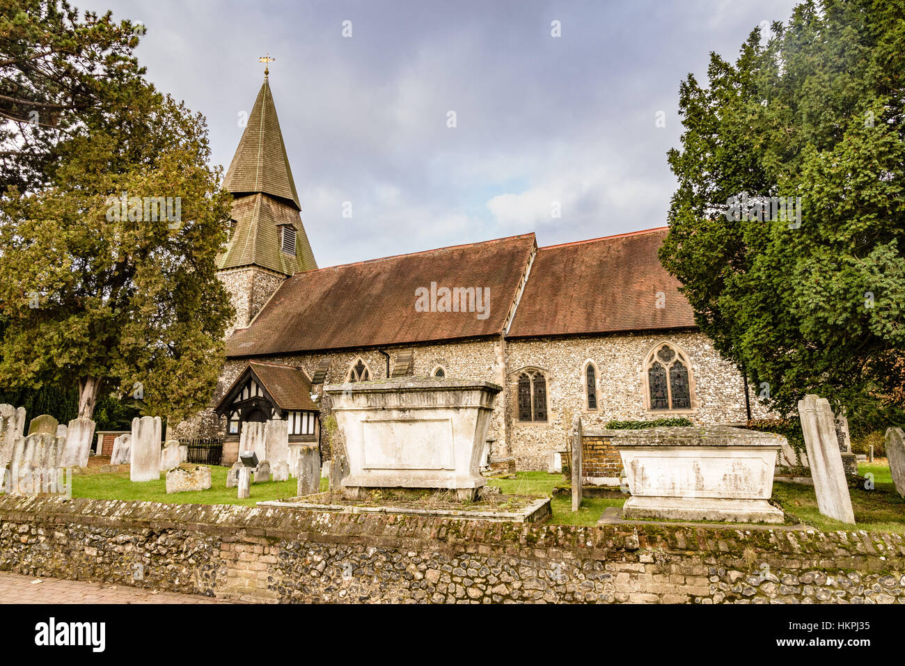 St mary virgin church manor hi-res stock photography and images - Alamy