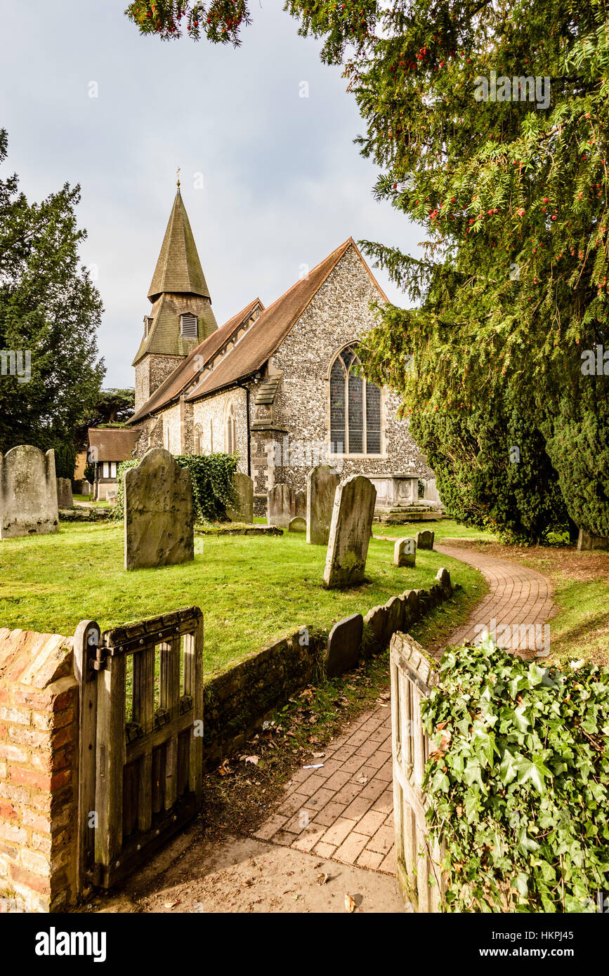 Parish Church of St. Mary The Virgin, Manor Road, Bexley, Kent Stock ...