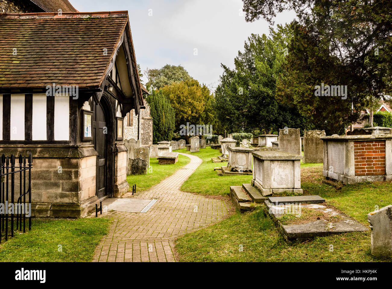 Parish Church of St. Mary The Virgin, Manor Road, Bexley, Kent Stock ...