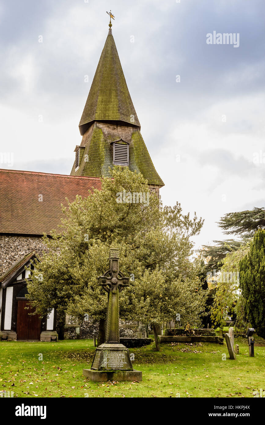 Parish Church of St. Mary The Virgin, Manor Road, Bexley, Kent Stock ...