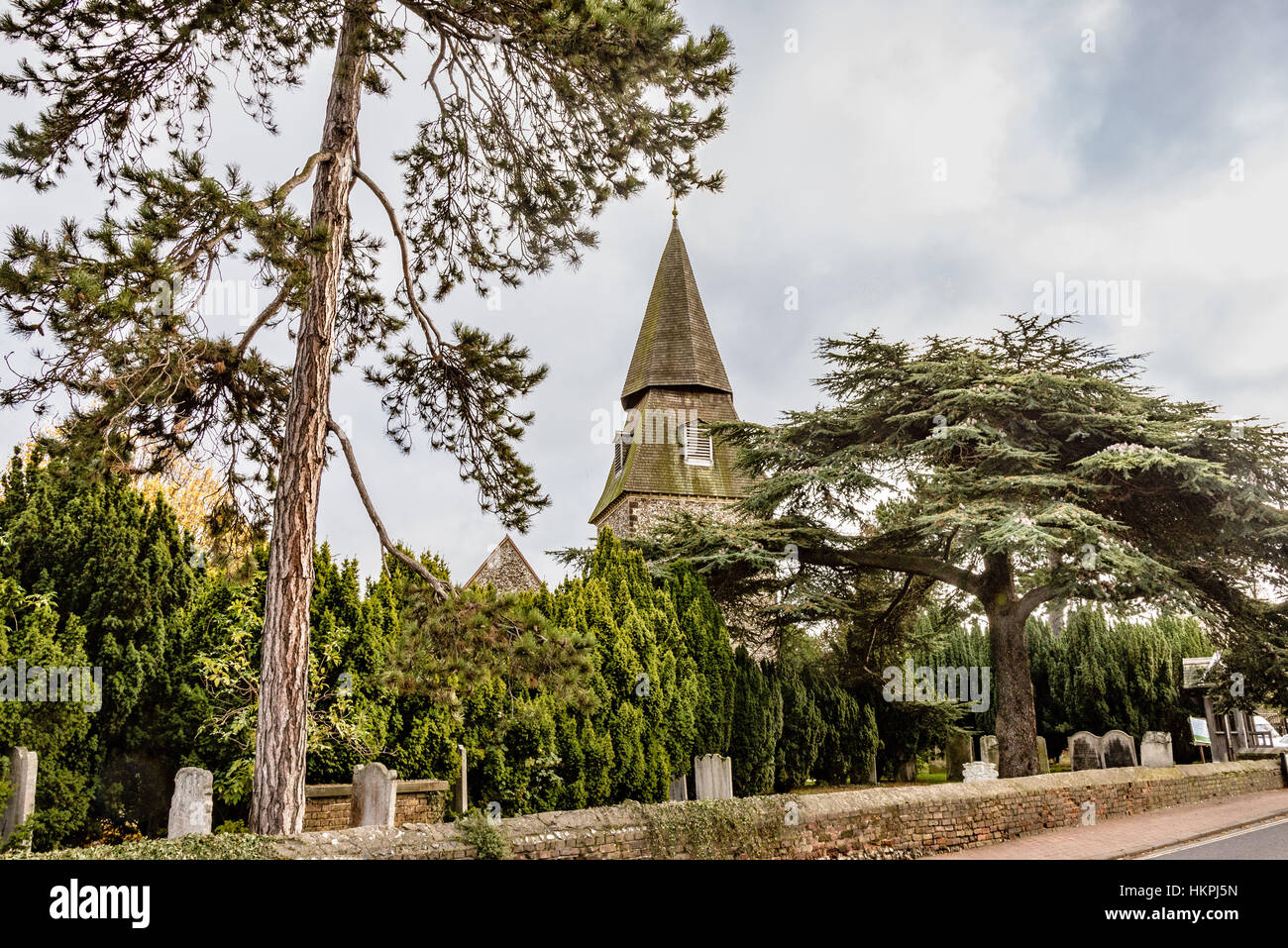 Parish Church of St. Mary The Virgin, Manor Road, Bexley, Kent Stock ...