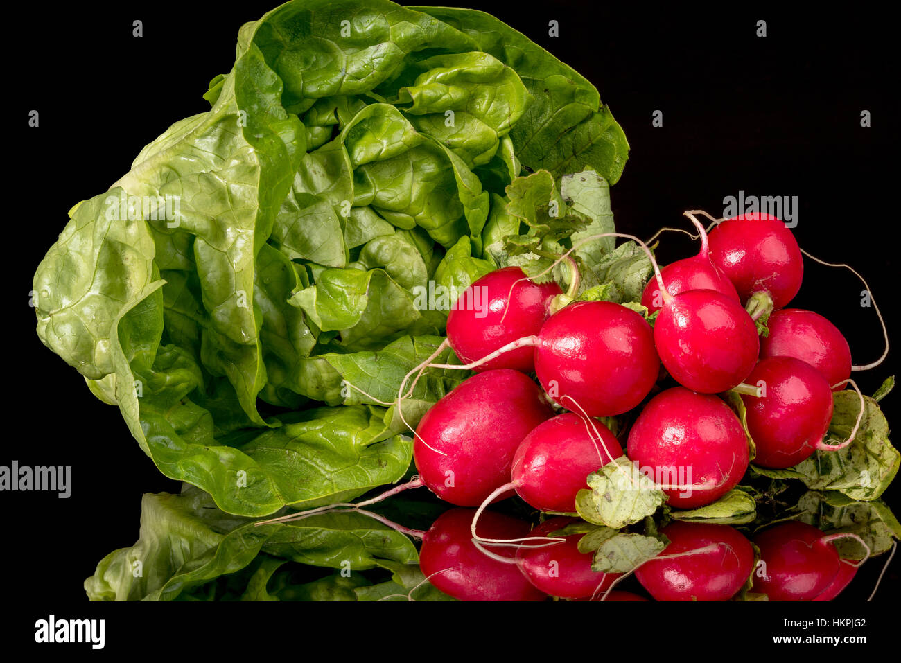 Many fresh radishes close hi-res stock photography and images - Alamy