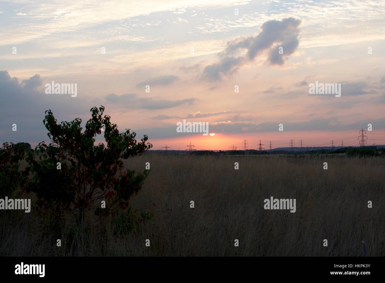 Sun Set view Stock Photo - Alamy