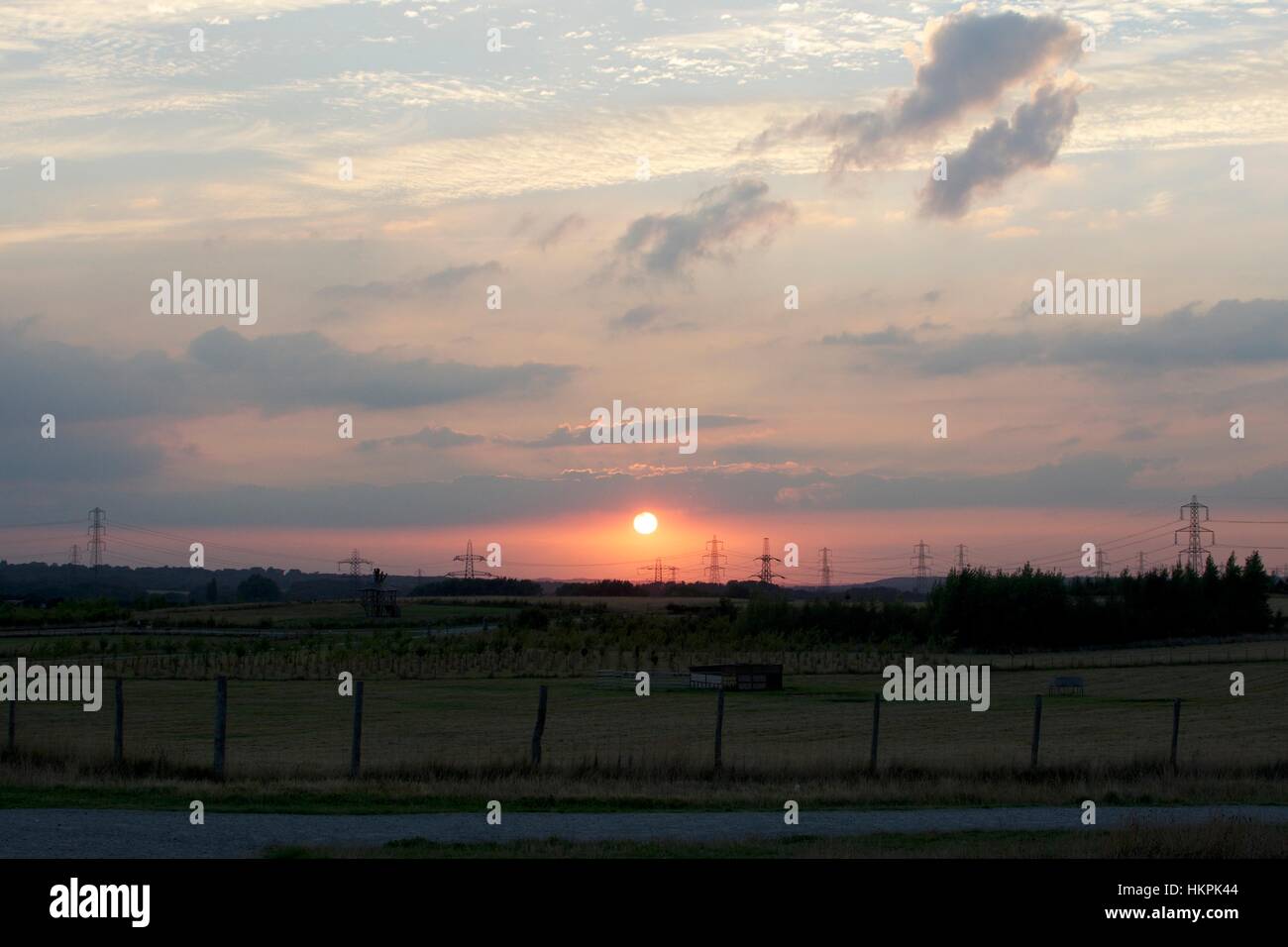 Sun Set view Stock Photo - Alamy