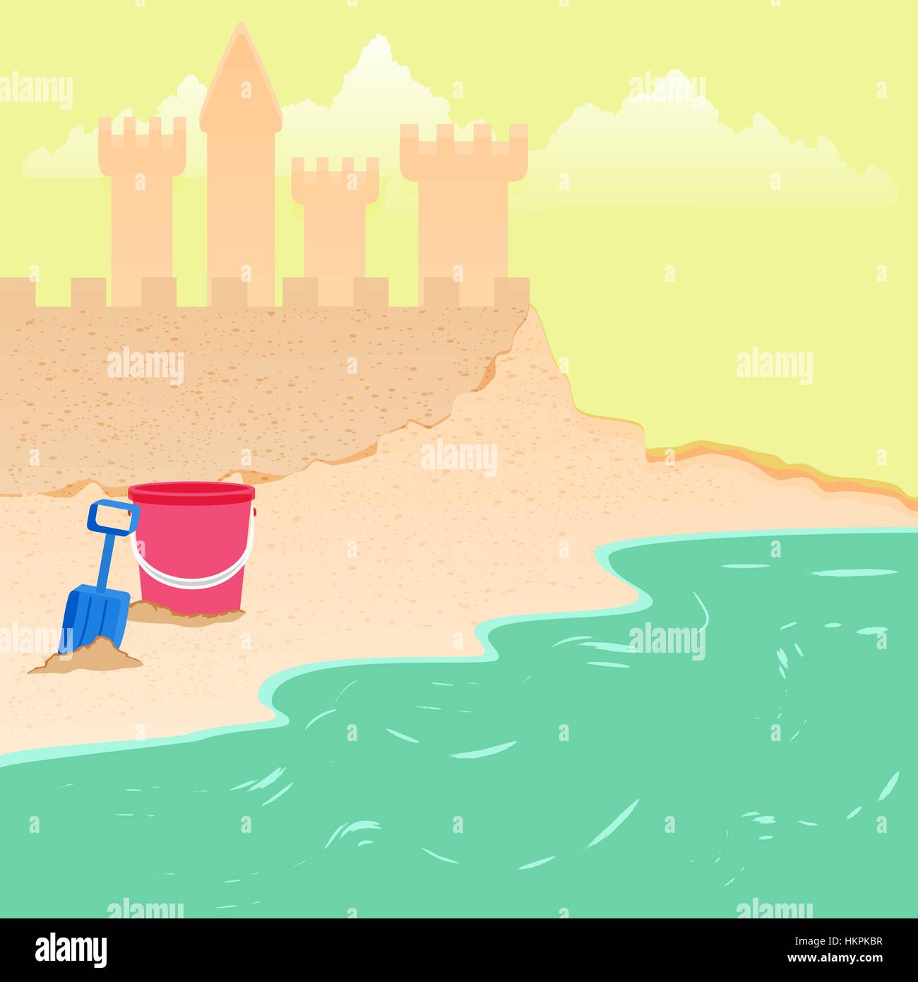 Sandcastle Vector