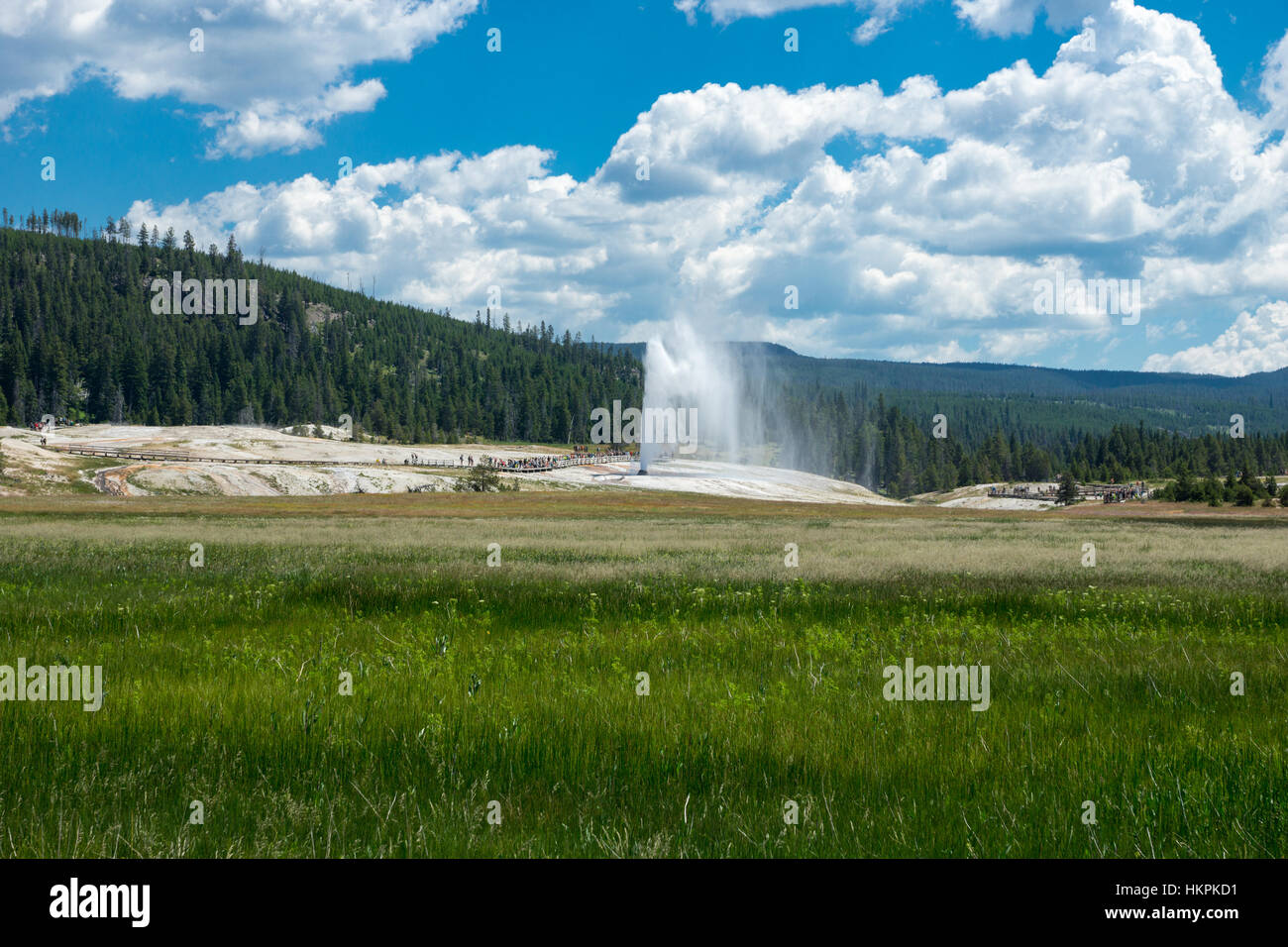 Beehive Geyser, Geyser Hill, Upper Geyser Basin, Yellowstone National ...