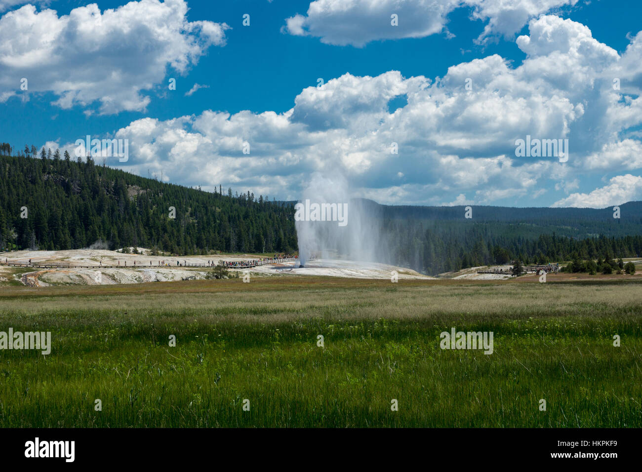 Beehive Geyser, Geyser Hill, Upper Geyser Basin, Yellowstone National ...