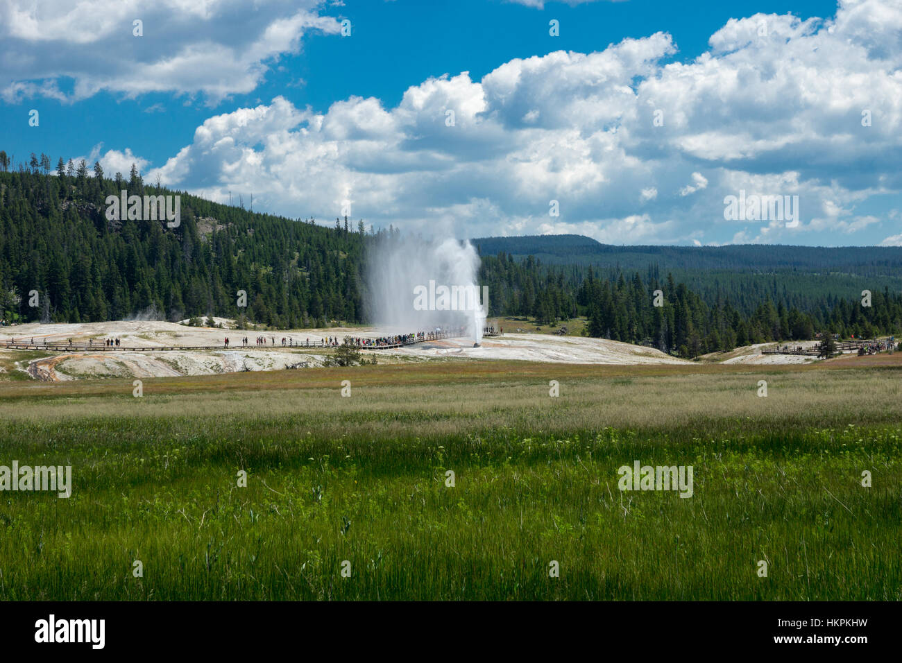 Beehive Geyser, Geyser Hill, Upper Geyser Basin, Yellowstone National ...