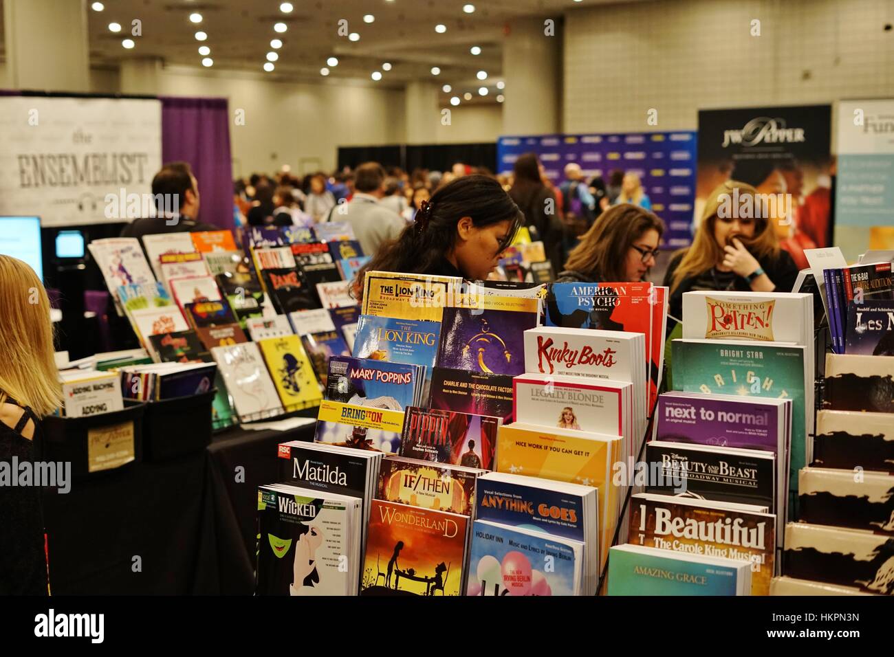 The BroadwayCon convention for musical theater fans took place at the ...