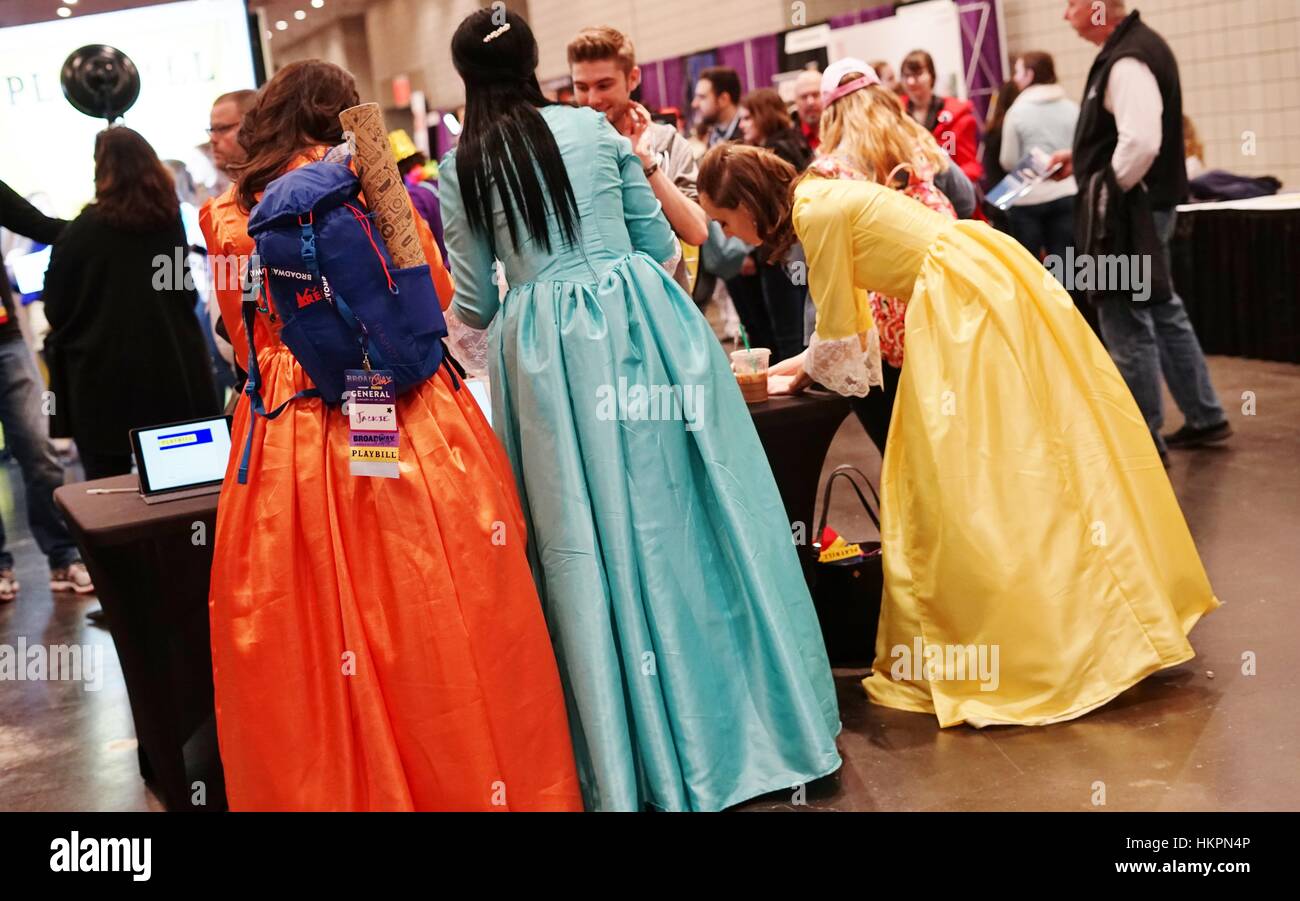The BroadwayCon convention for musical theater fans took place at the ...