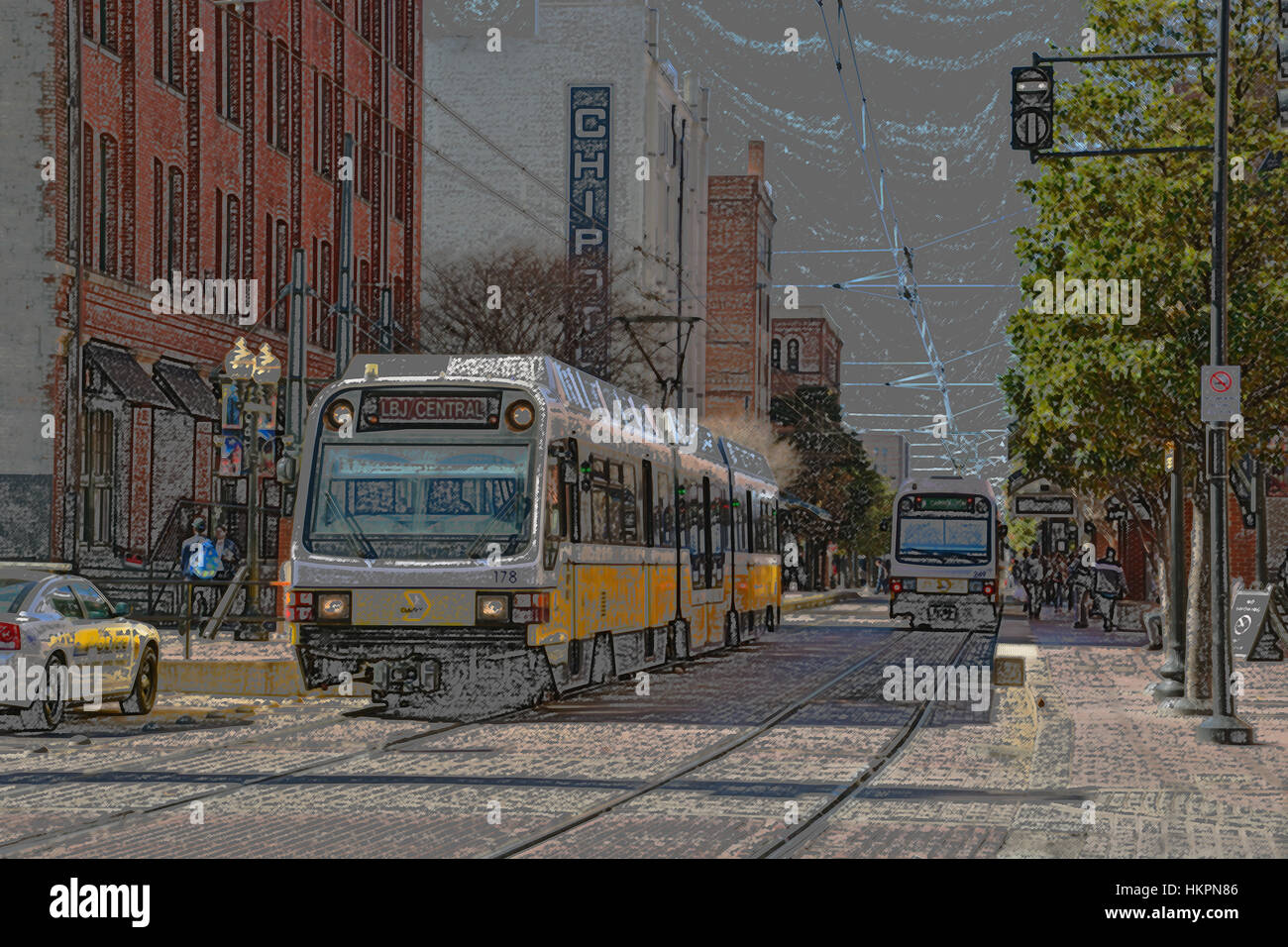 Dallas area rapid transit dart hi-res stock photography and images - Alamy