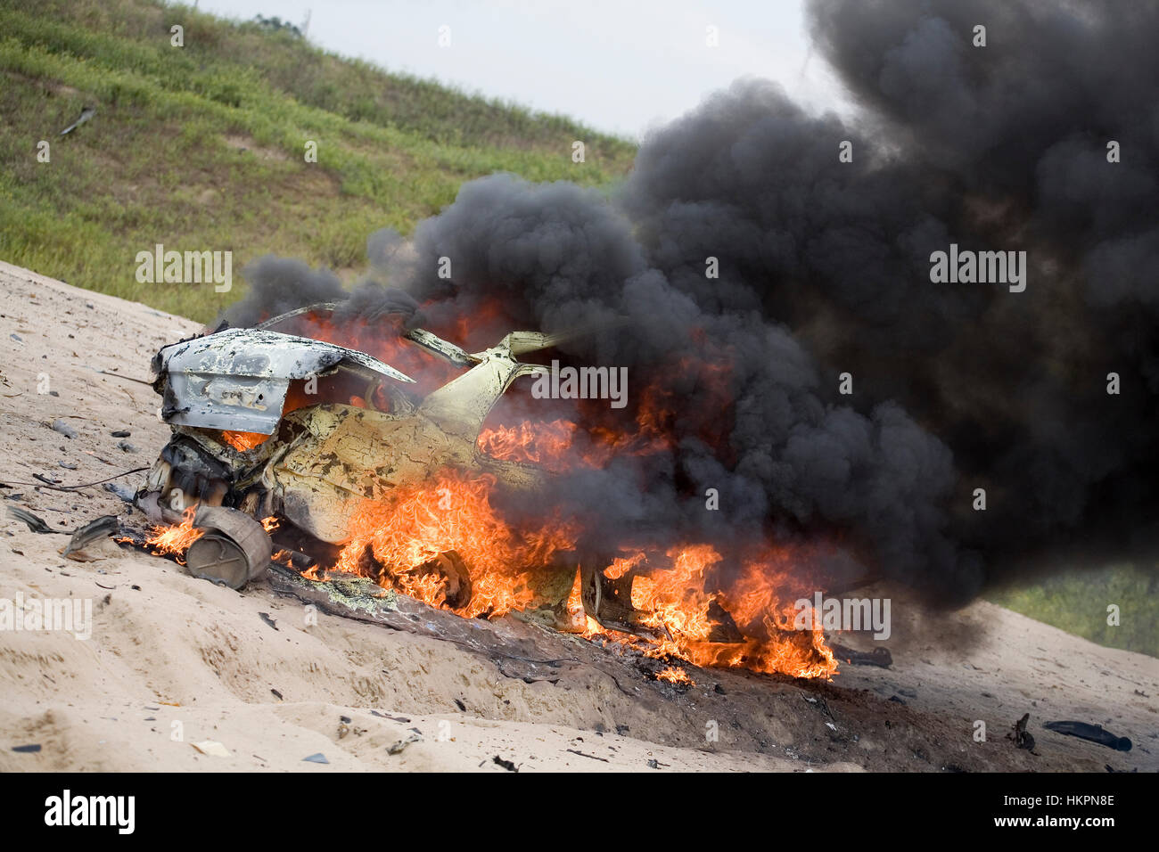 Remnants of car hi-res stock photography and images - Alamy