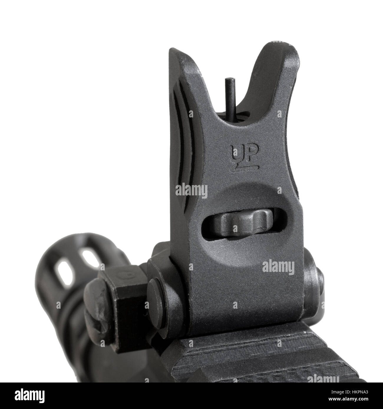 Elevation adjsutable front sight on a modern semi automatic rifle Stock ...