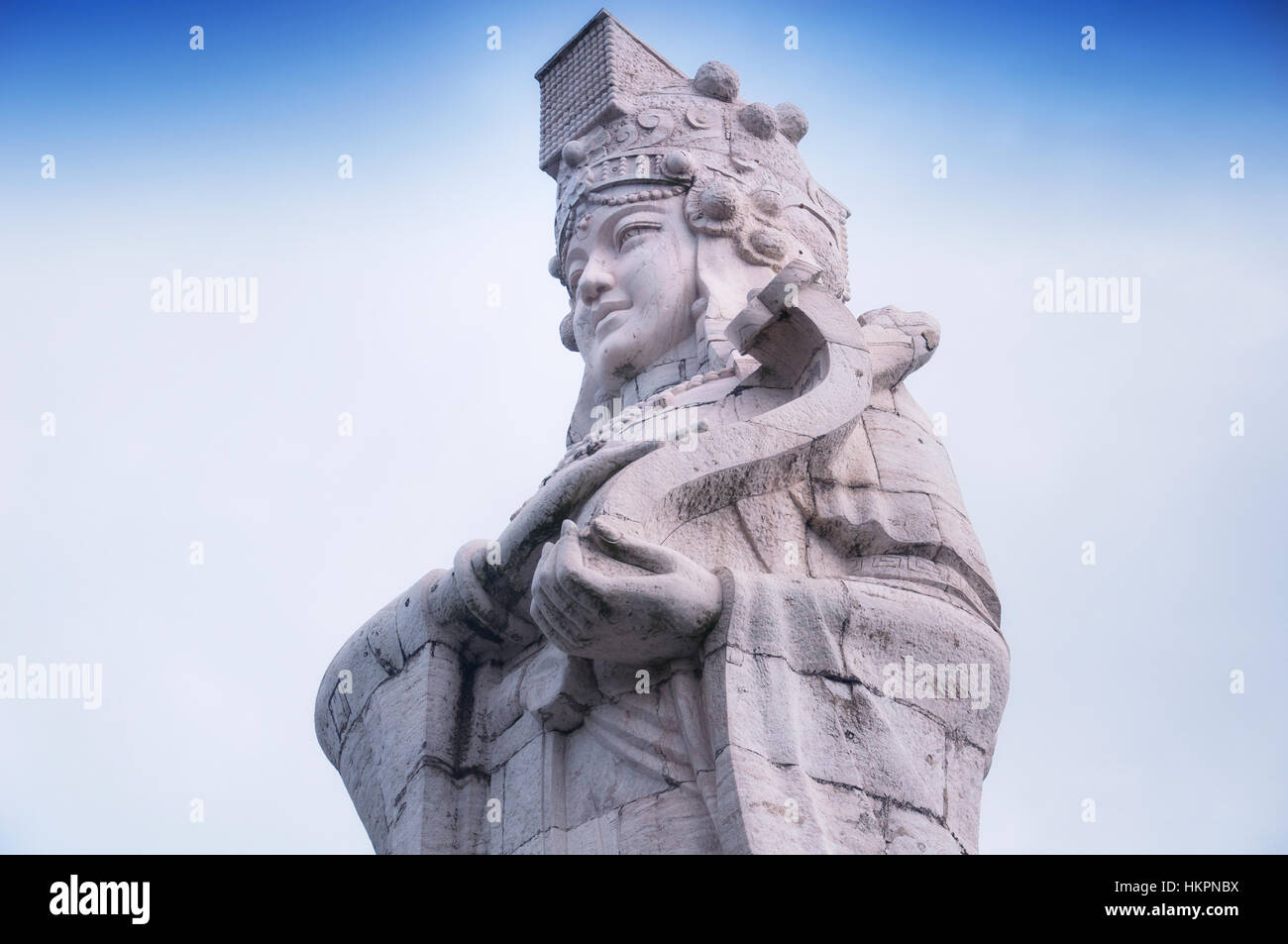The landmark buddhist A-ma goddess statue at the cultural village in ...