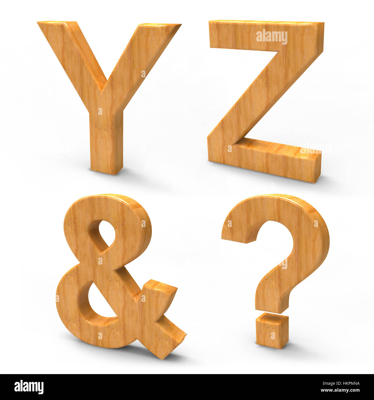 3d Wood alphabet letters Stock Photo - Alamy